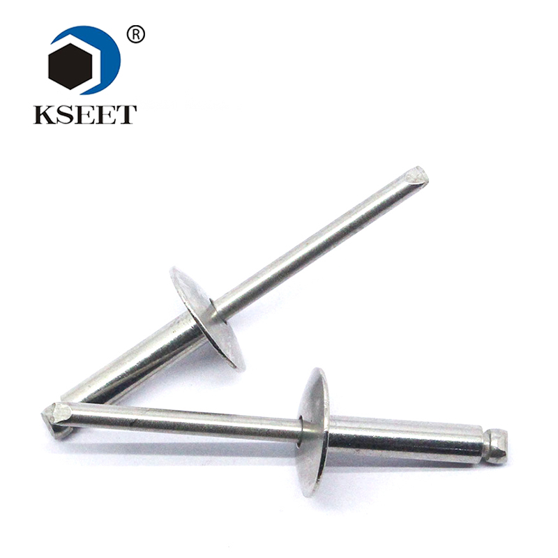 stainless large head flat head pop blind rivets - Rivet manufacturer ...