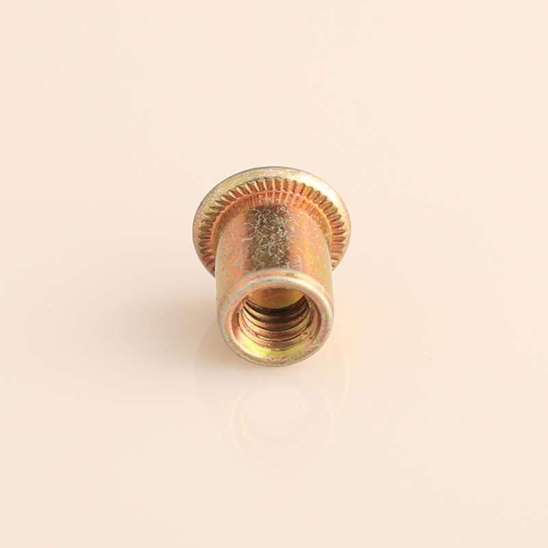 flat head steel gavanized round body rivnut - Rivet manufacturer-rivet ...