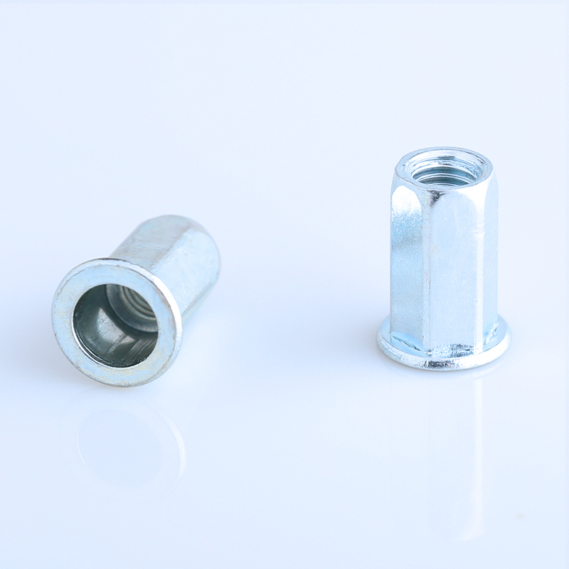 Full hex body flat head steel rivnut - Rivet manufacturer-rivet factory
