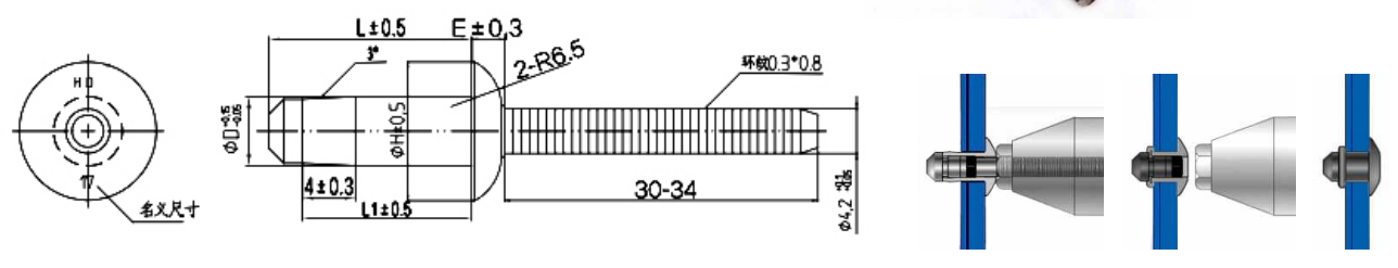 Steel Hemlock Dome Head Zinc Plated blind Rivets - Rivet manufacturer ...