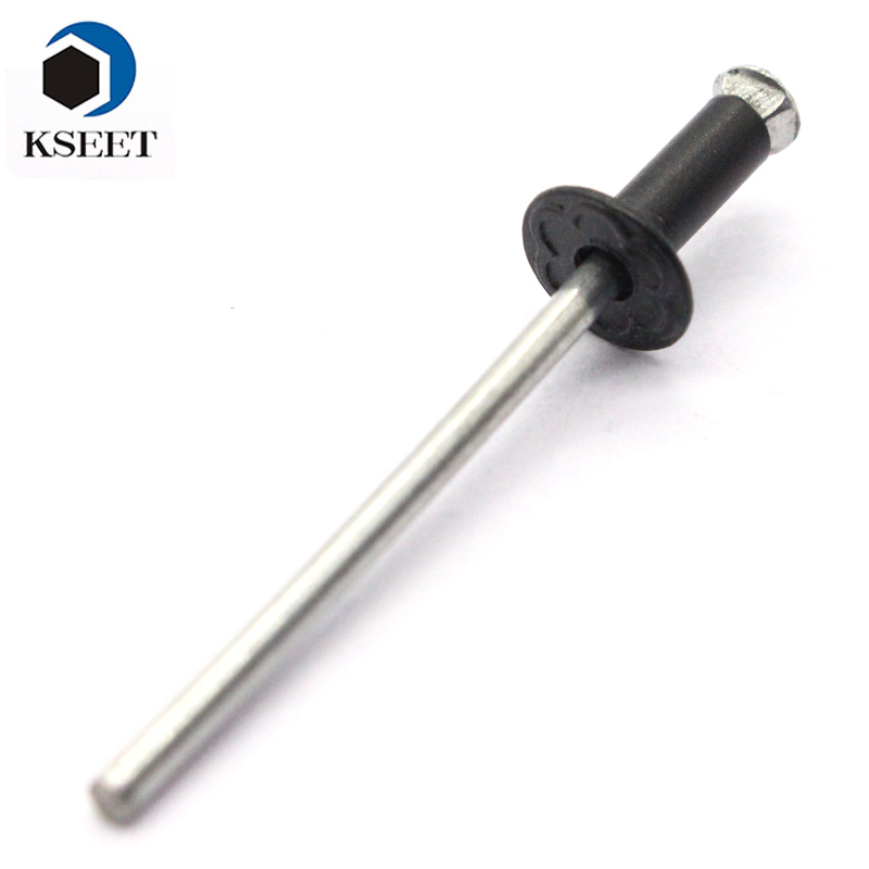 Black colored flower Peel Type Blind Rivets - Rivet manufacturer-rivet ...